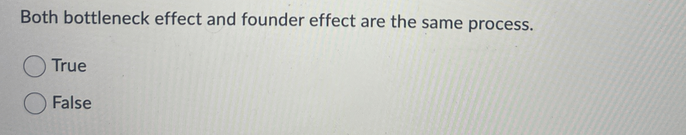 Solved Both bottleneck effect and founder effect are the | Chegg.com