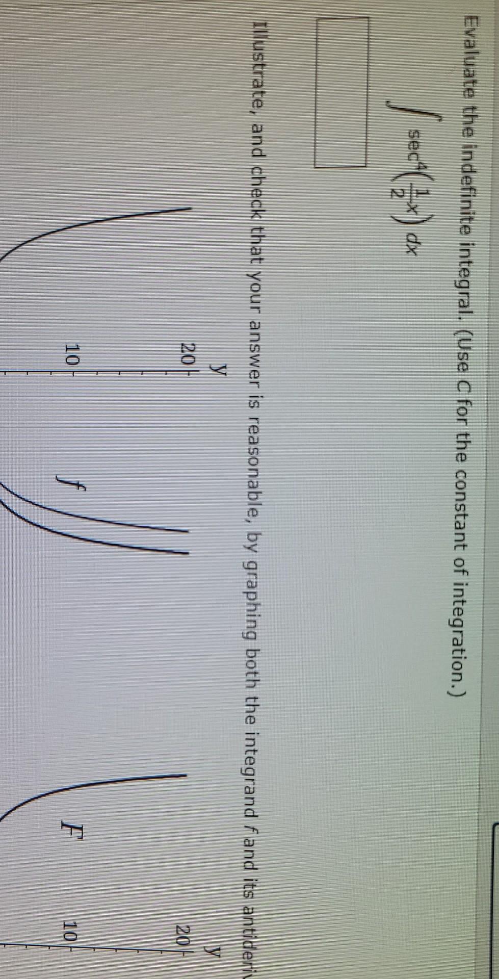 Solved Evaluate the indefinite integral. (Use C for the | Chegg.com