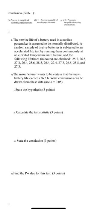 Solved Conclusion (circle 1): (a) Froech is capuble of | Chegg.com