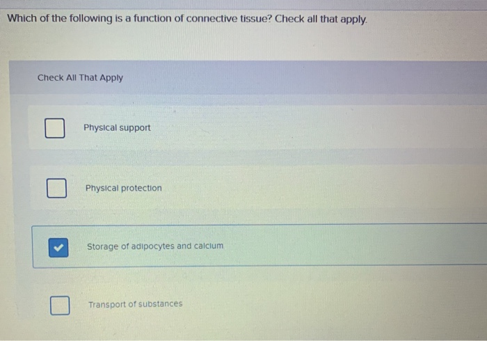Solved Which of the following is a function of connective | Chegg.com