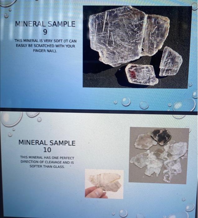 Solved Instructions for Lab 2 - Rock and Mineral Laboratory | Chegg.com
