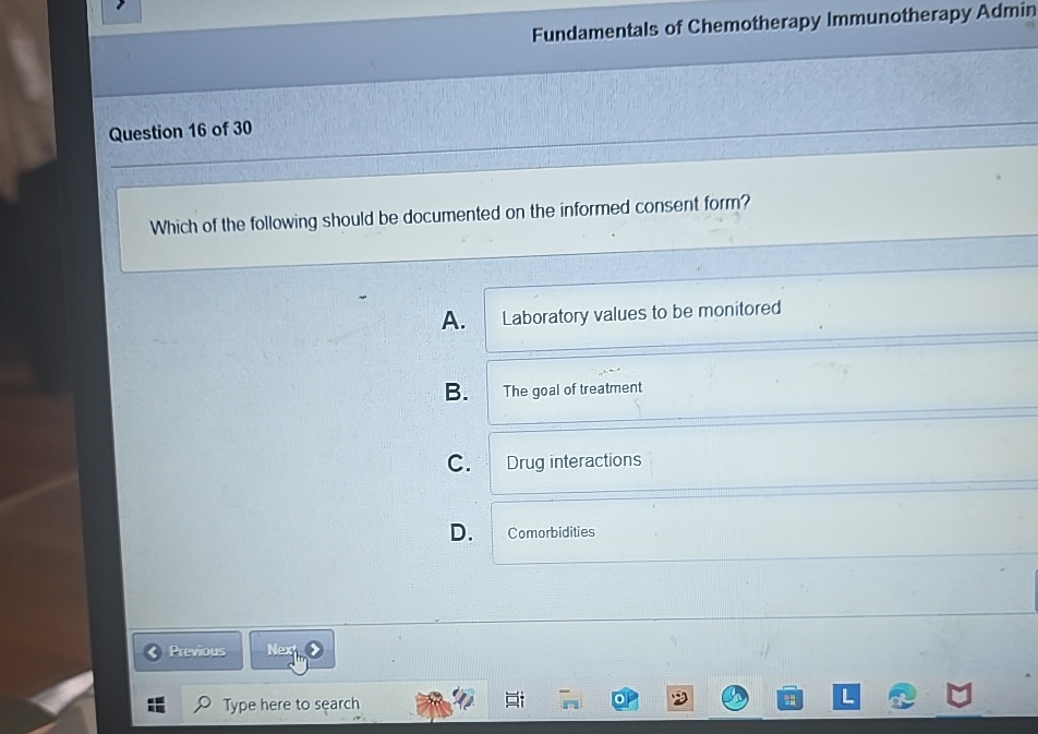 Solved Fundamentals of Chemotherapy Immunotherapy | Chegg.com