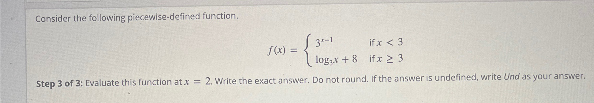 Solved Consider the following piecewise-defined | Chegg.com