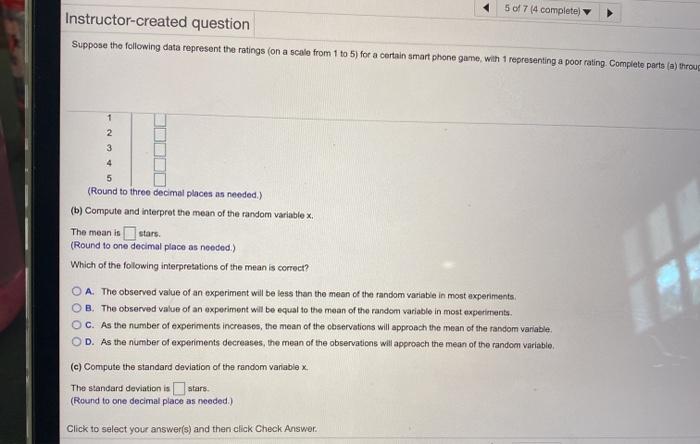 Solved Instructor-created question Suppose the following | Chegg.com