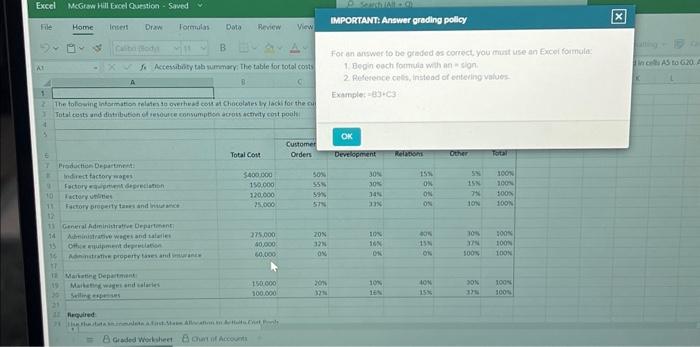 Solved Galculation Mode: Automatic Workbook StatisticsFor an | Chegg.com