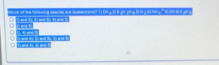Solved 1) and 3); 2) and 6 , 4 ) and 5 ) 2) and 6) 1. 4) and | Chegg.com