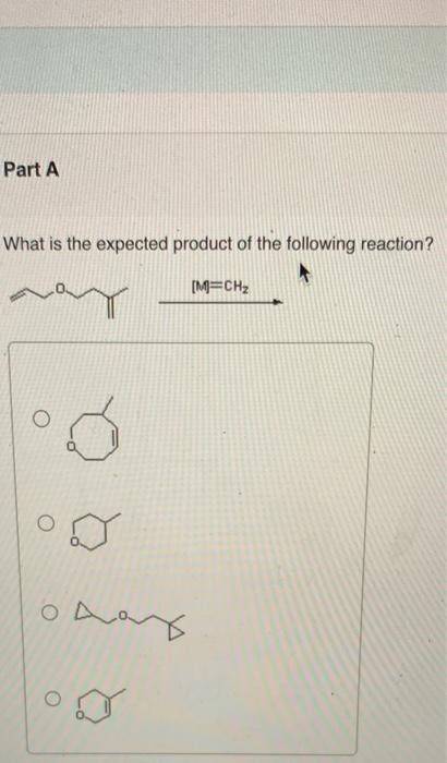 Solved What is the expected product of the following | Chegg.com