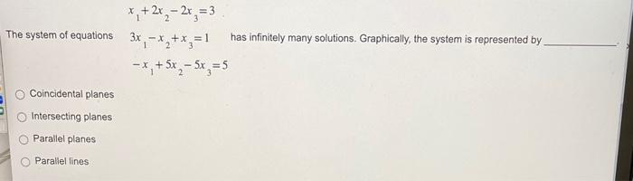 Solved Given a system of 2 linear equations in 2 variables: | Chegg.com