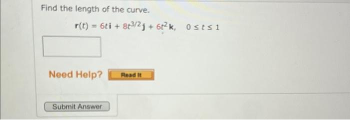 Solved Find the length of the curve. | Chegg.com