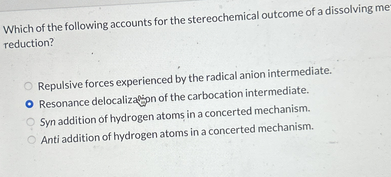Solved Which of the following accounts for the | Chegg.com