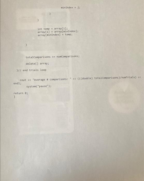 Solved Please read carefully. also the first code is the | Chegg.com