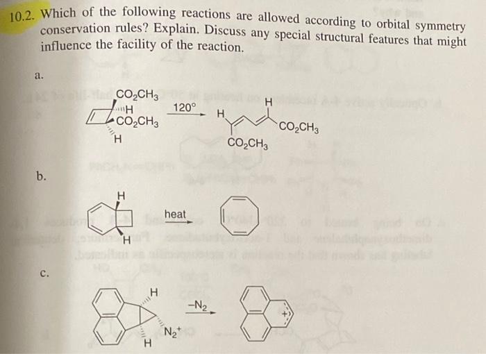 0.2. Which of the following reactions are allowed | Chegg.com