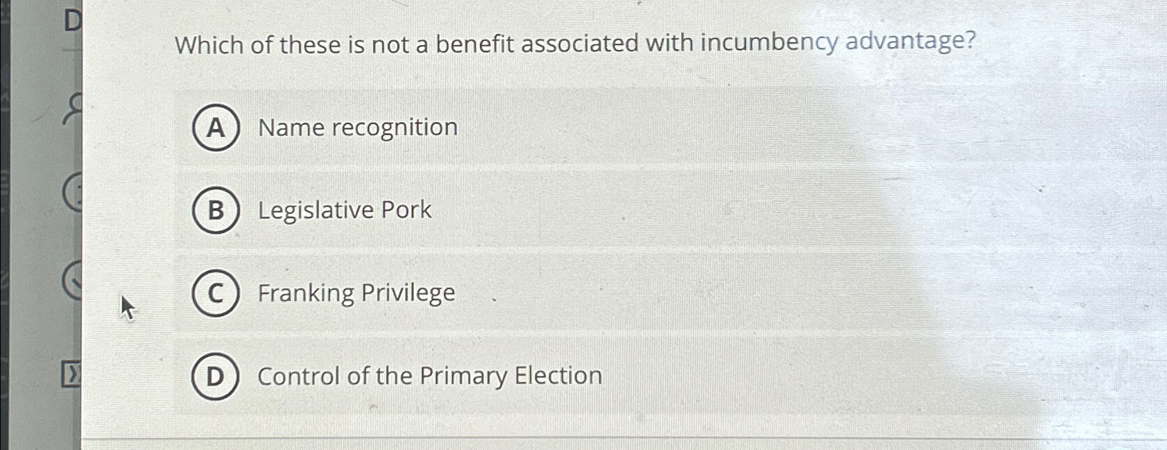 Which of these is not a benefit associated with | Chegg.com