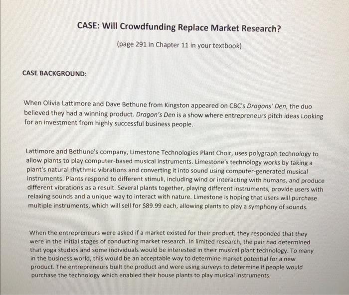Solved Read through the PDF attached to the Case Study 3 | Chegg.com