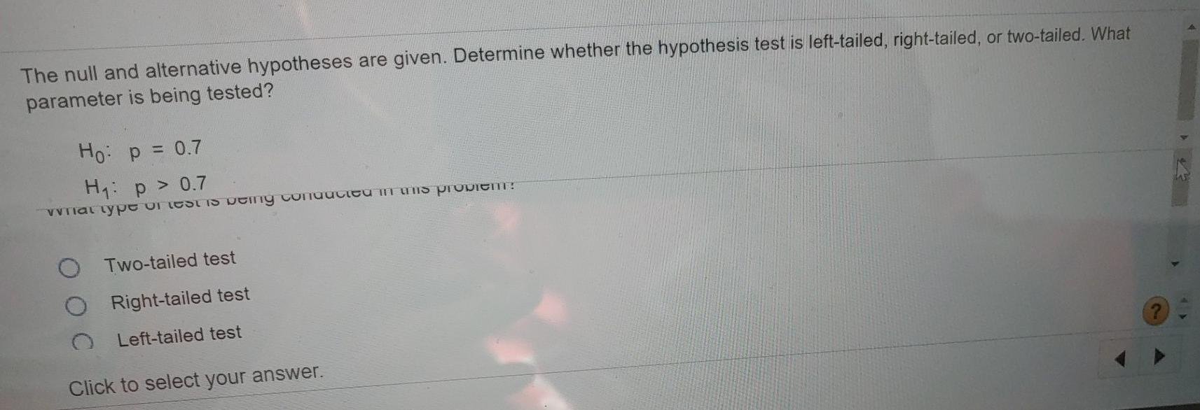 Solved The null and alternative hypotheses are given. | Chegg.com