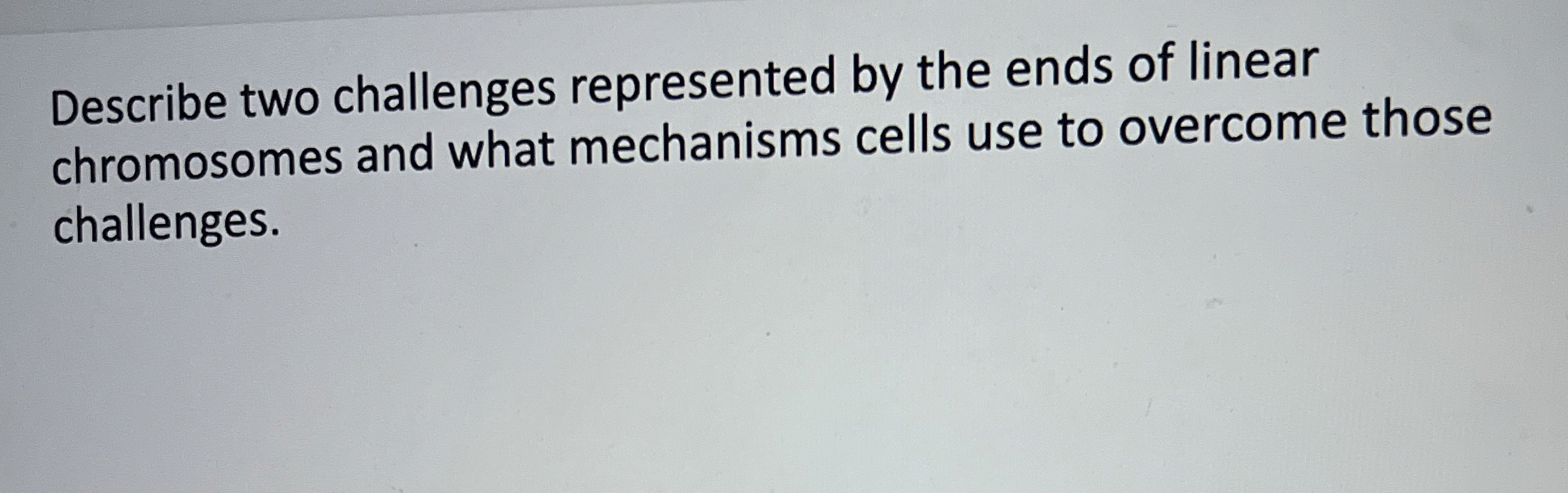 Solved Describe two challenges represented by the ends of | Chegg.com