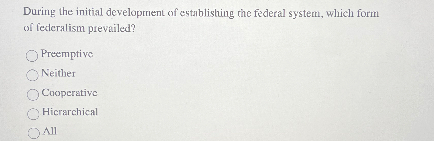 Solved During the initial development of establishing the | Chegg.com