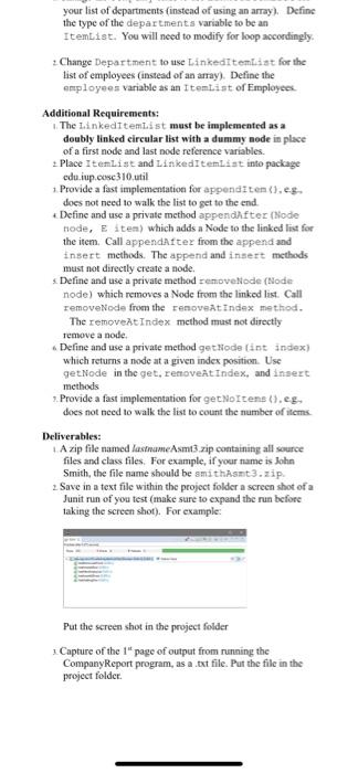 COSC 310 - Data Structures and Algorithms Assignment | Chegg.com