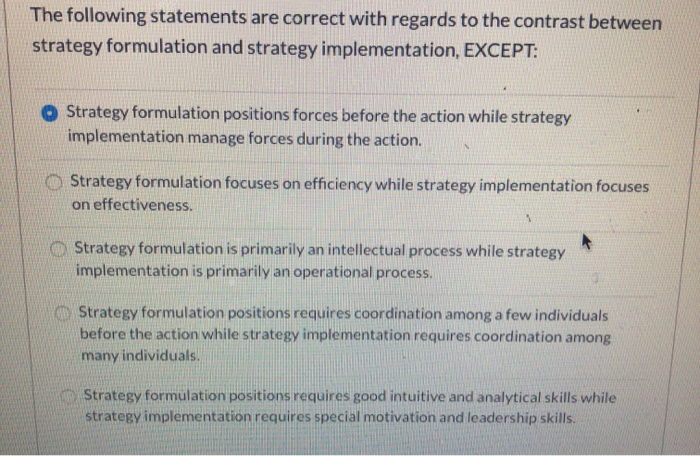 Solved The following statements are correct with regards to | Chegg.com
