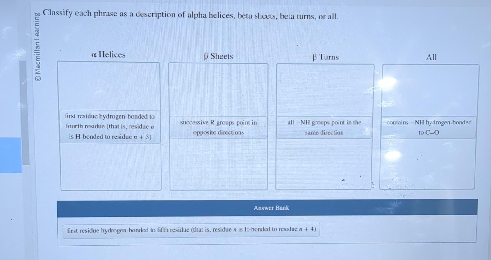Solved „o Classify each phrase as a description of alpha | Chegg.com