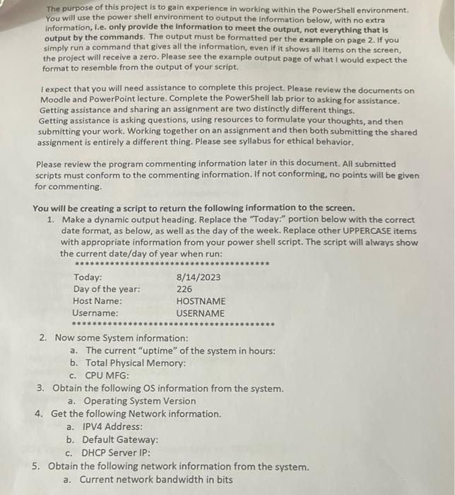 Solved The purpose of this project is to gain experience in | Chegg.com