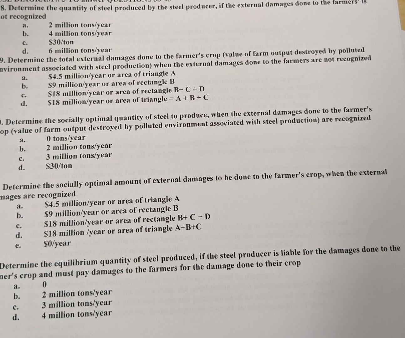 Solved ot recognized a. 2 million tons/year b. 4 million | Chegg.com