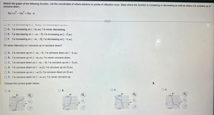 Solved Sketch the graph of the following function. List the | Chegg.com