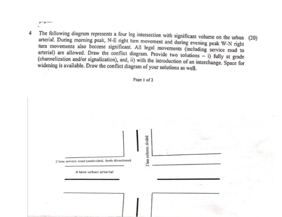 Solved 4 The following diagram represents a four leg | Chegg.com