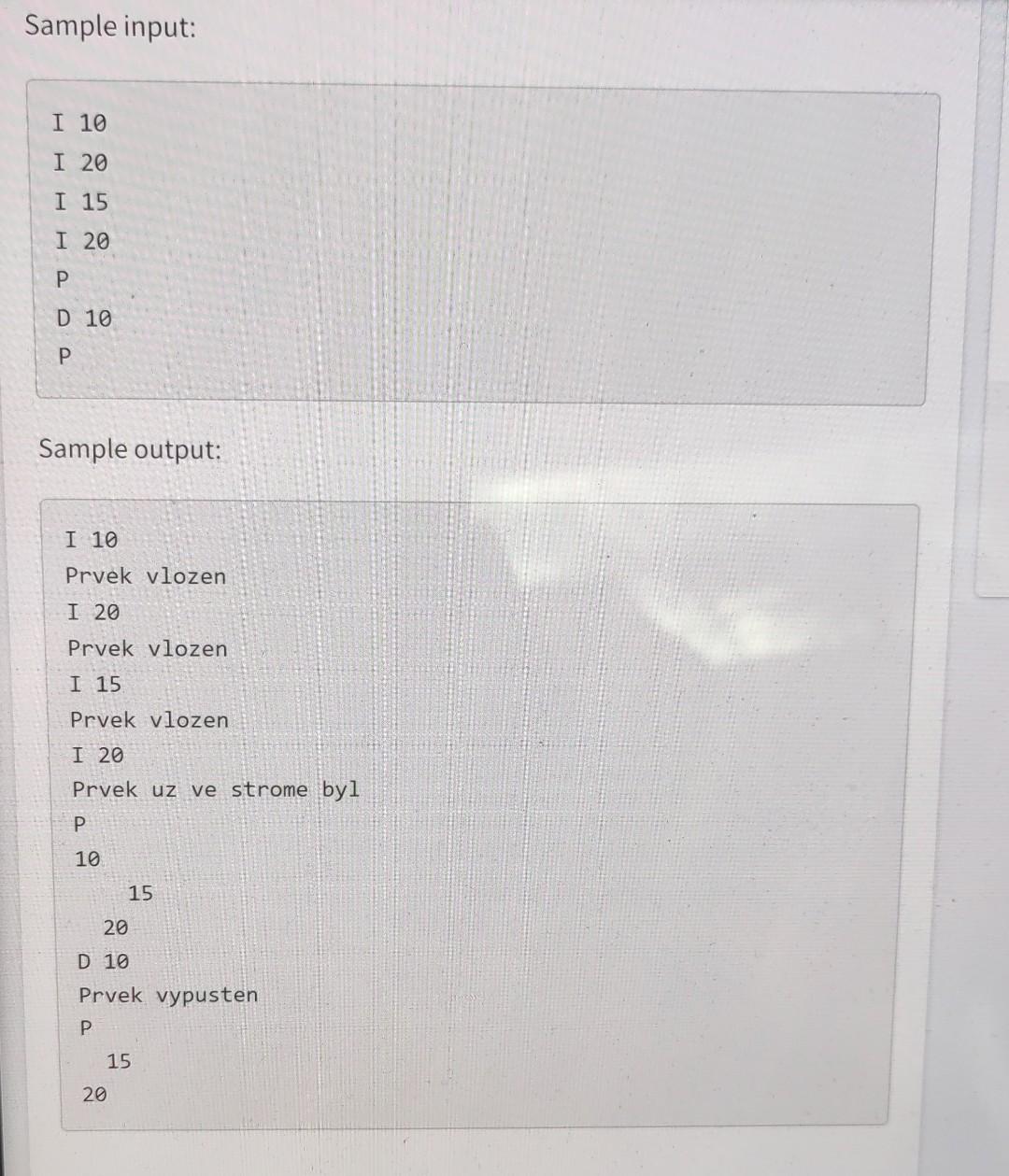 Solved mplement binary search tree for integers. There is a | Chegg.com