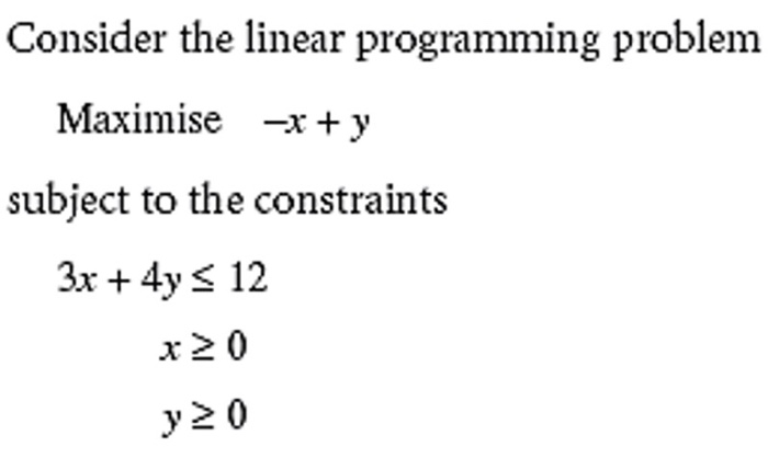 Solved Consider The Linear Programming Problem Maximise Xy 0511