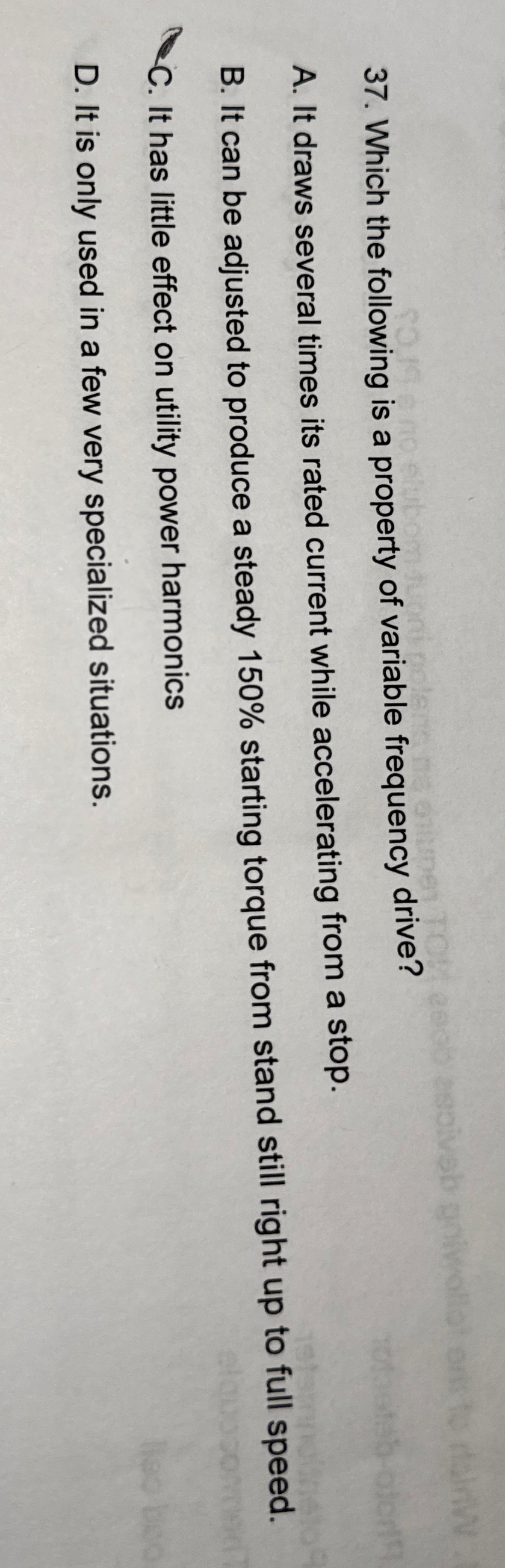 Solved Which the following is a property of variable | Chegg.com