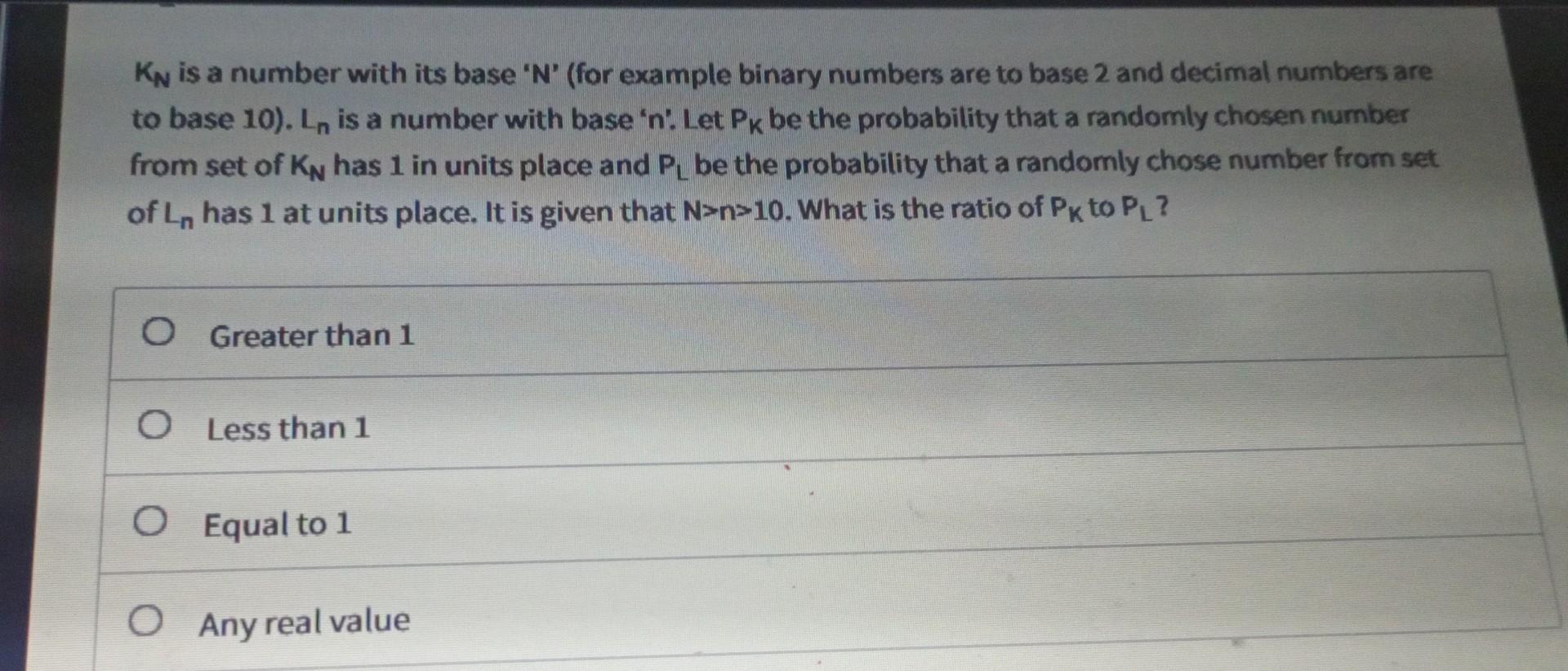 Solved KN is a number with its base ' N ' (for example | Chegg.com