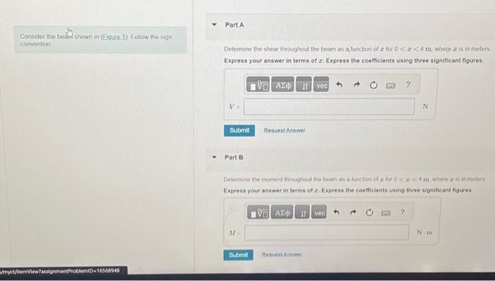 Solved Consider the bealr shown in (Egure 1) Follow the sign | Chegg.com