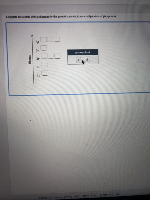 Solved Complete The Atomic Orbital Diagram For The