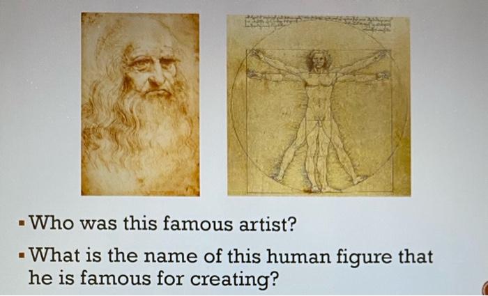 -Who was this famous artist? -What is the name of | Chegg.com