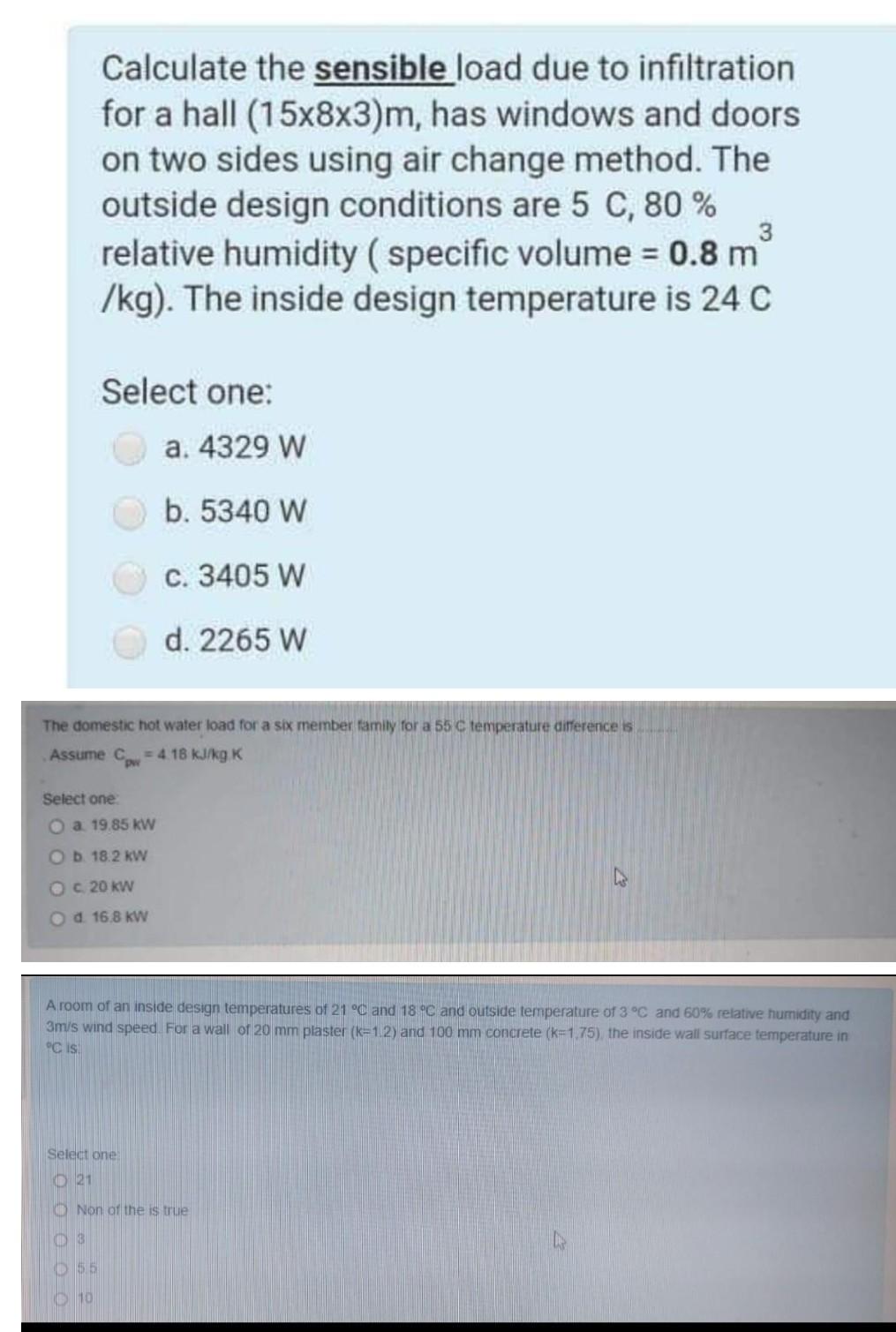Solved - Moist air at 350C and 190C dry bulb and wet bulb | Chegg.com