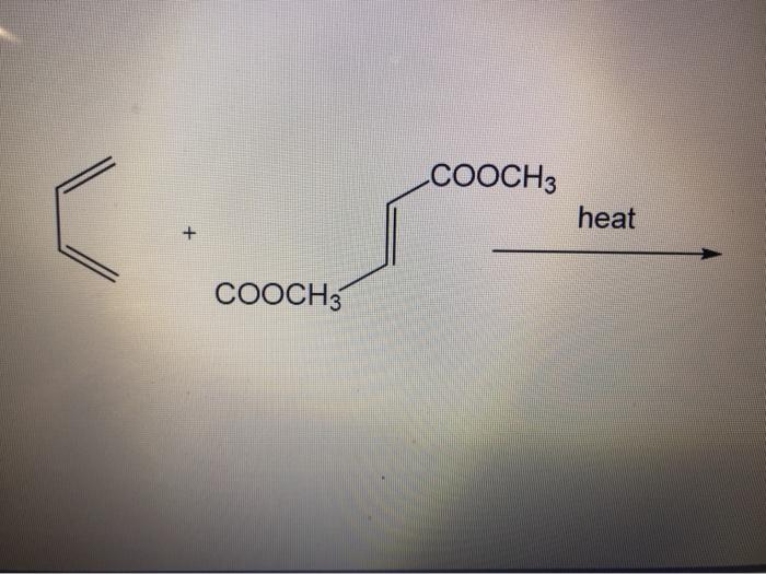Solved COOCH3 heat + COOCH3 I||| COOCH3 ...H COOCH3 H | Chegg.com