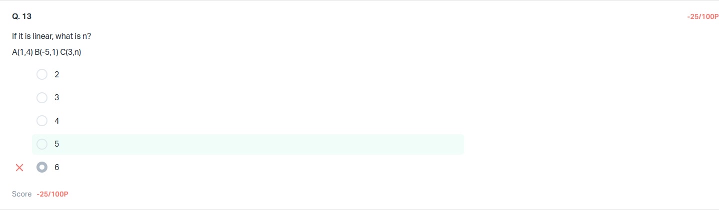 Solved Q. 13-25100PIf it is linear, what is | Chegg.com