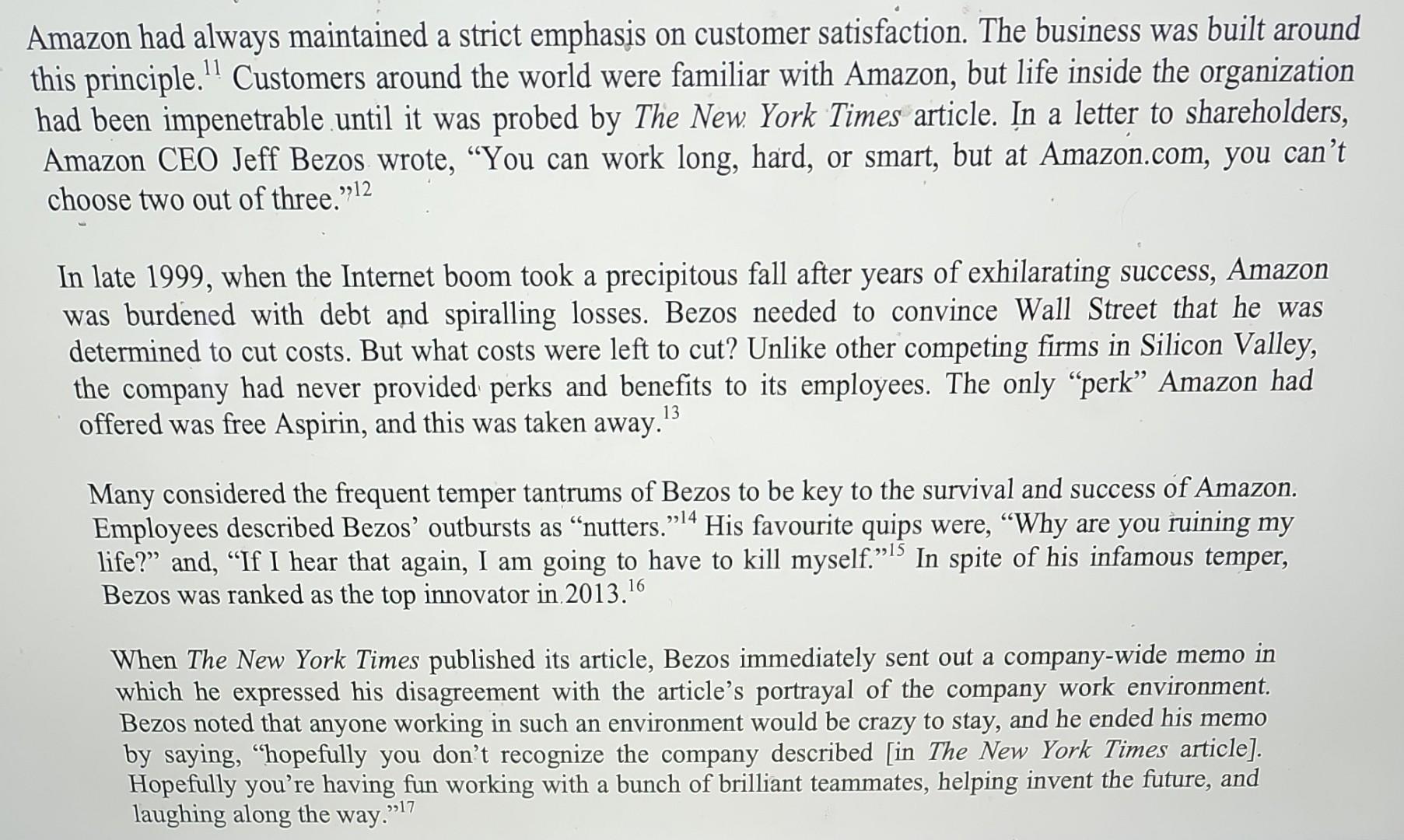 Solved 1. Write an introduction for your paper about Amazon, | Chegg.com
