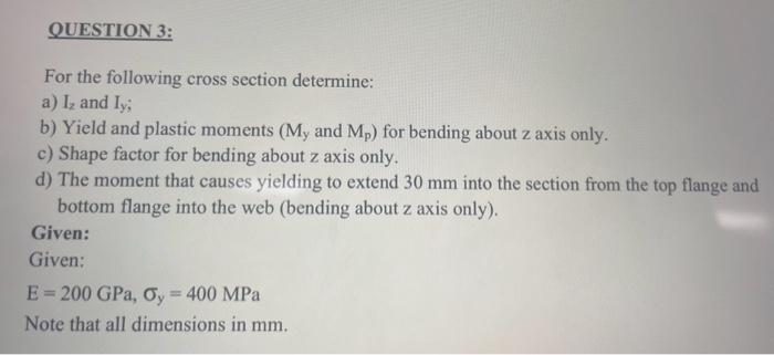 Solved For the following cross section determine: a) I2 and | Chegg.com