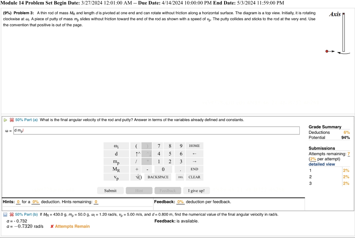 Solved Module 14 ﻿Problem Set Begin Date: 3/27/2024 12:01:00 | Chegg.com