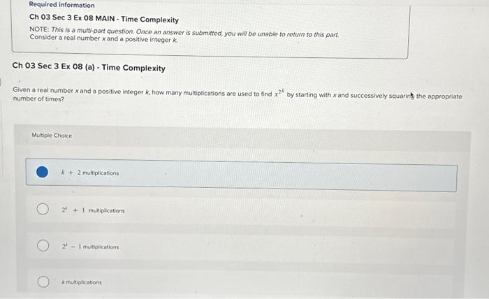 Solved Required information Ch 03 Sec 3 Ex 08 MAIN - Time | Chegg.com