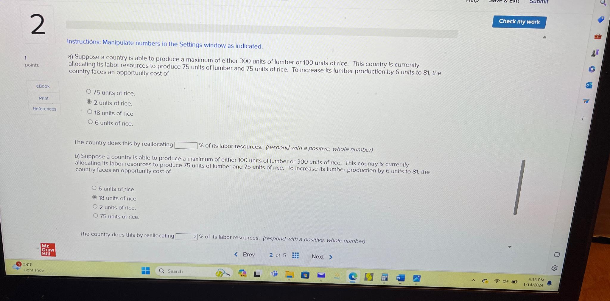 Solved Check my workInstructions: Manipulate numbers in the | Chegg.com