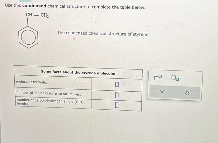Solved Use this condensed chemical structure to complete the | Chegg.com Solved Use this condensed chemical structure to complete the | Chegg.com