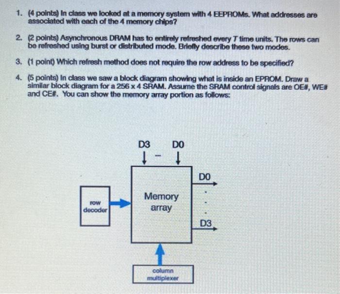 Solved in class we saw a block diagram showing what's inside | Chegg.com