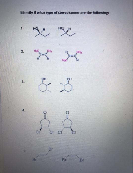 Solved Identify what type of Constitutional Isomer are the | Chegg.com