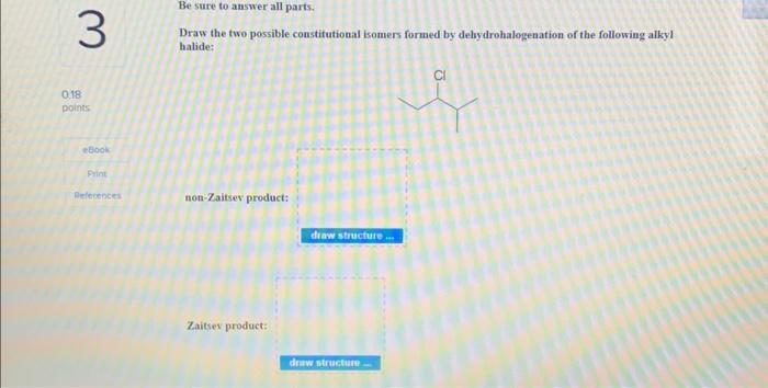 Solved Draw the two possible constifutional isomers formed | Chegg.com