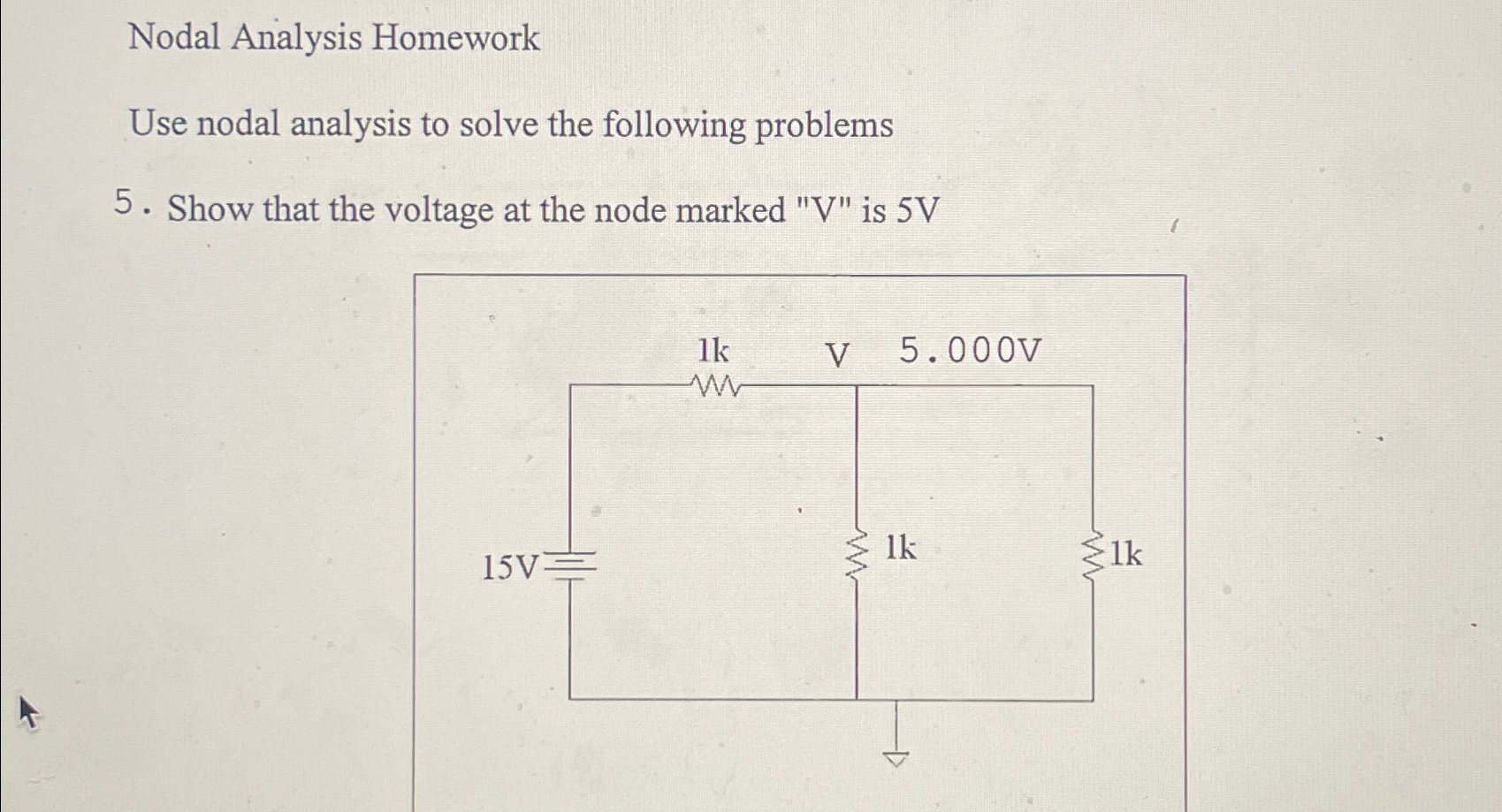 Solved Nodal Analysis HomeworkUse nodal analysis to solve | Chegg.com Solved Nodal Analysis HomeworkUse nodal analysis to solve | Chegg.com