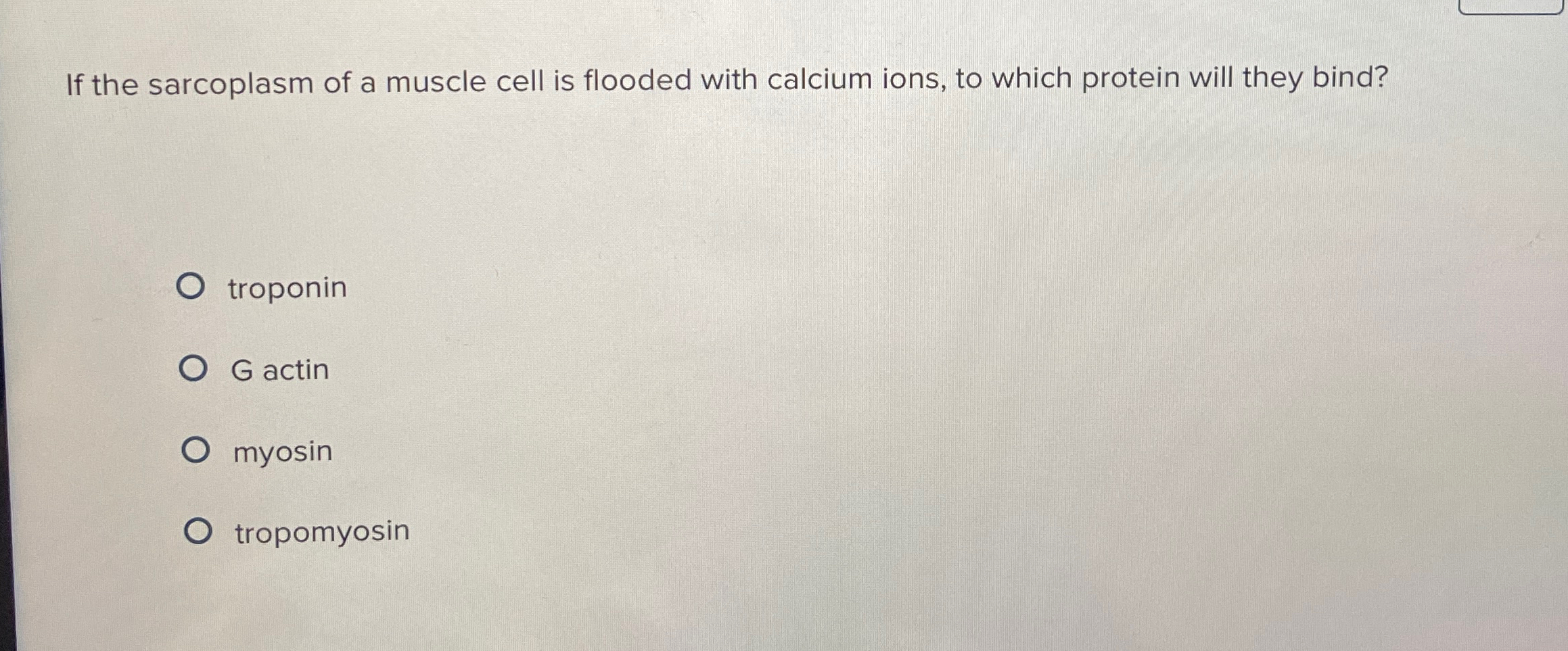 Solved If the sarcoplasm of a muscle cell is flooded with | Chegg.com