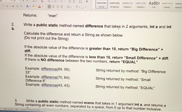 Solved 1 In A Class Named Wordproblems Write A Public 2745